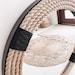 LARGE 80cm 31.4inch Hampton Nautical Coastal Round Rope Mirror Home ...