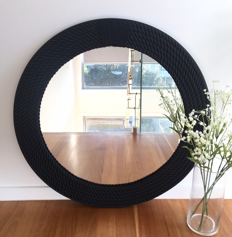LARGE 80cm | 31.4inch BLACK ••• DELUXE ••• Nautical Hampton Elegant ...