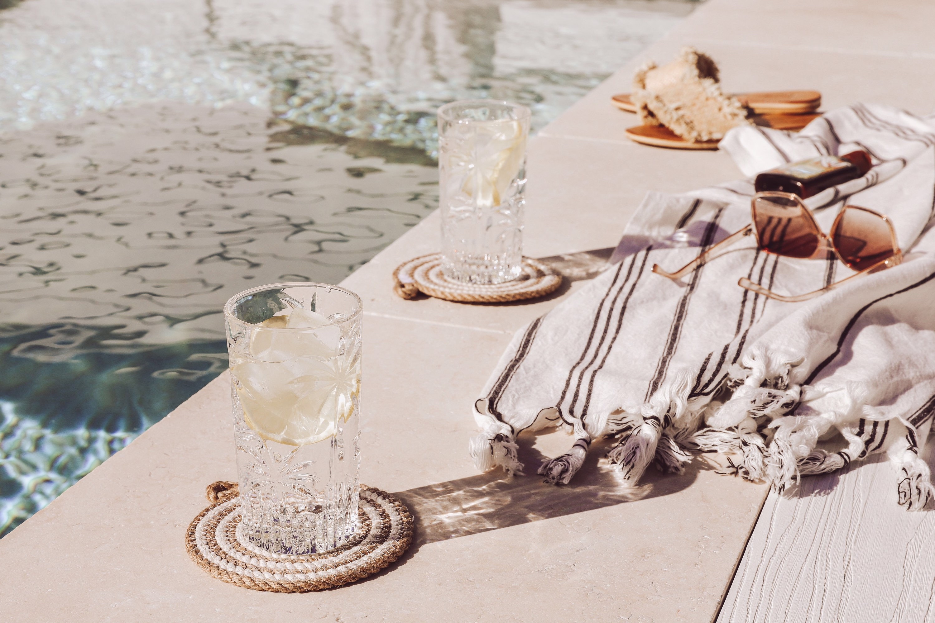 Set of 4 COASTERS Coastal Hampton Rope Coasters Gift Ideas - Etsy