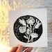Poppy Botanical Mini Linocut Relief Print - Etsy
