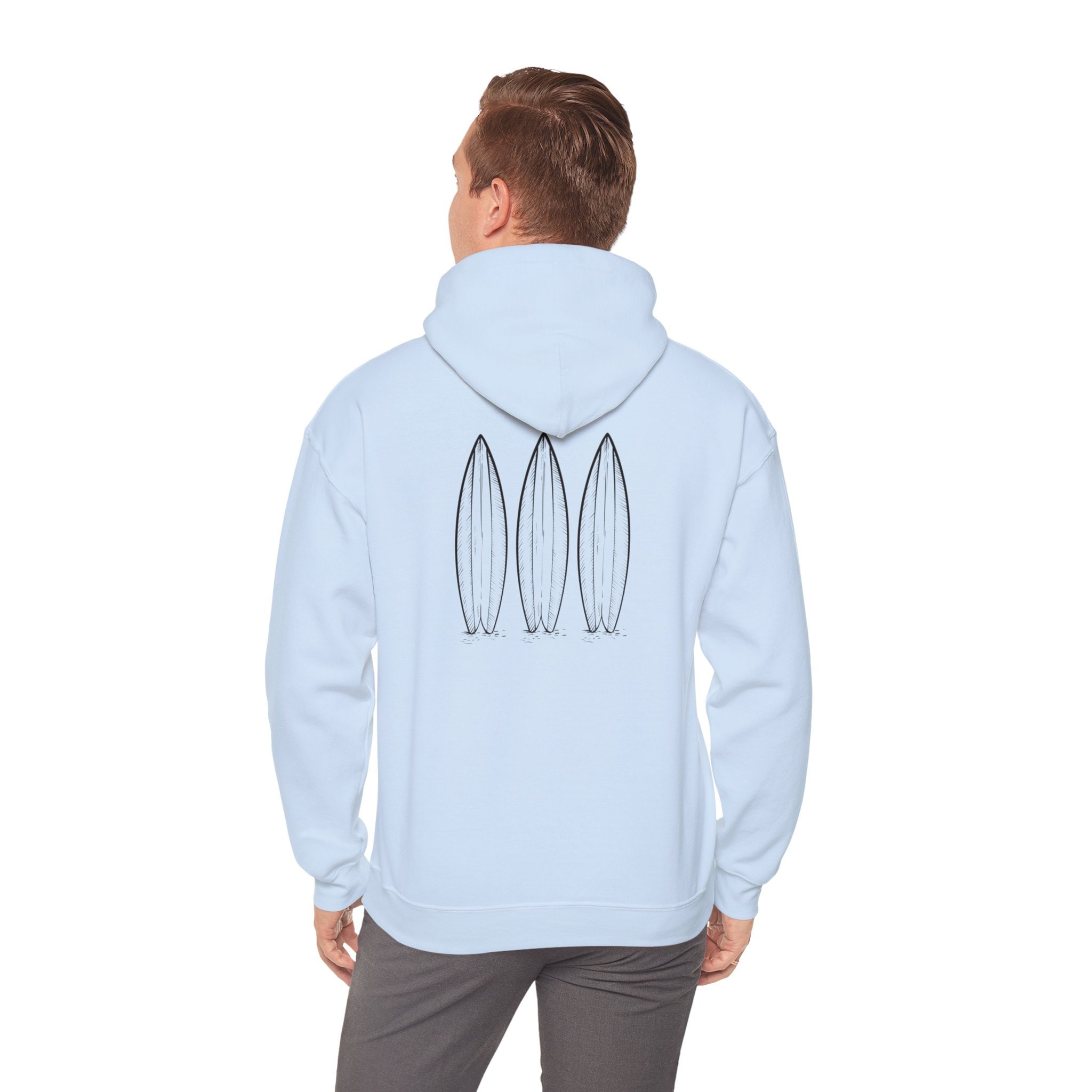 Triple Surfboard Sunset Hoodie Beach Lover's Statement Sweatshirt Beach ...