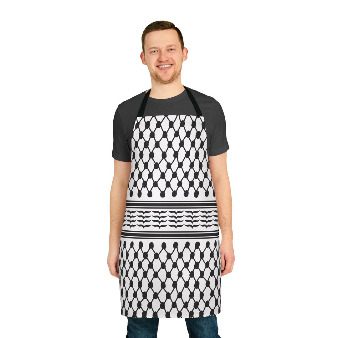 Palestine Kuffiyeh Apron, 5-color Straps - Etsy
