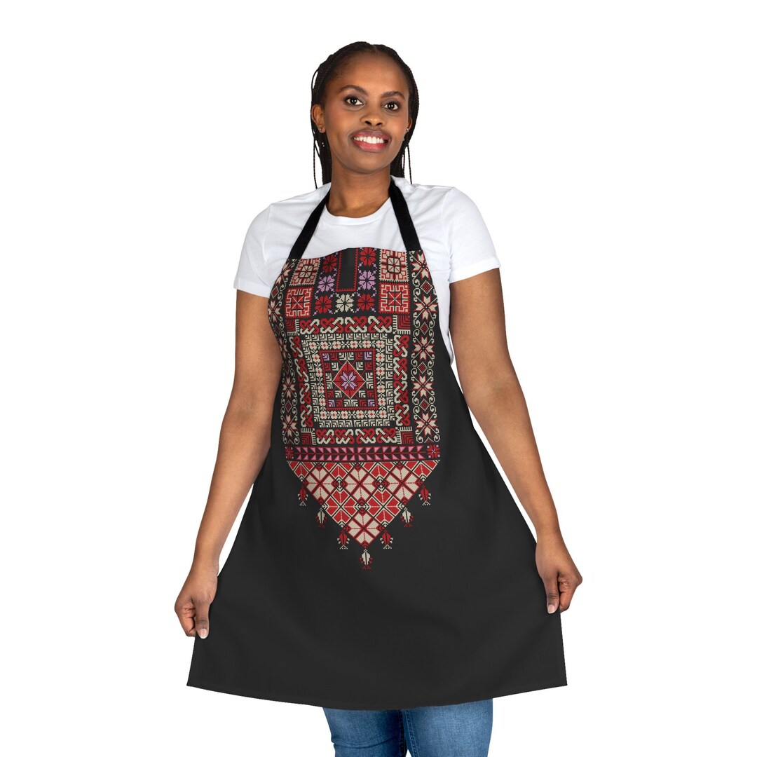 Palestine Tatreez Apron, 5-color Straps - Etsy