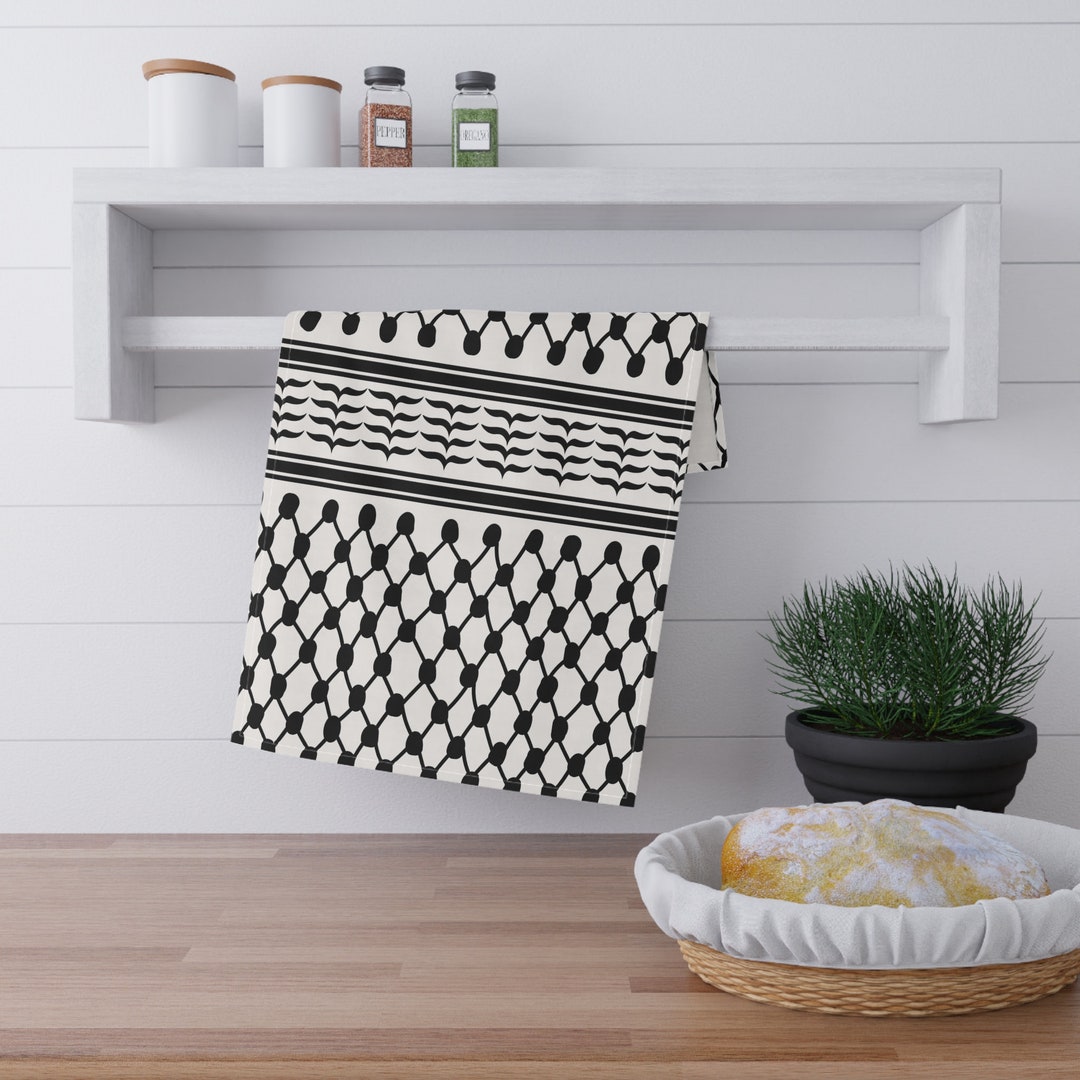 Palestine Kuffiyeh Kitchen Towel - Etsy