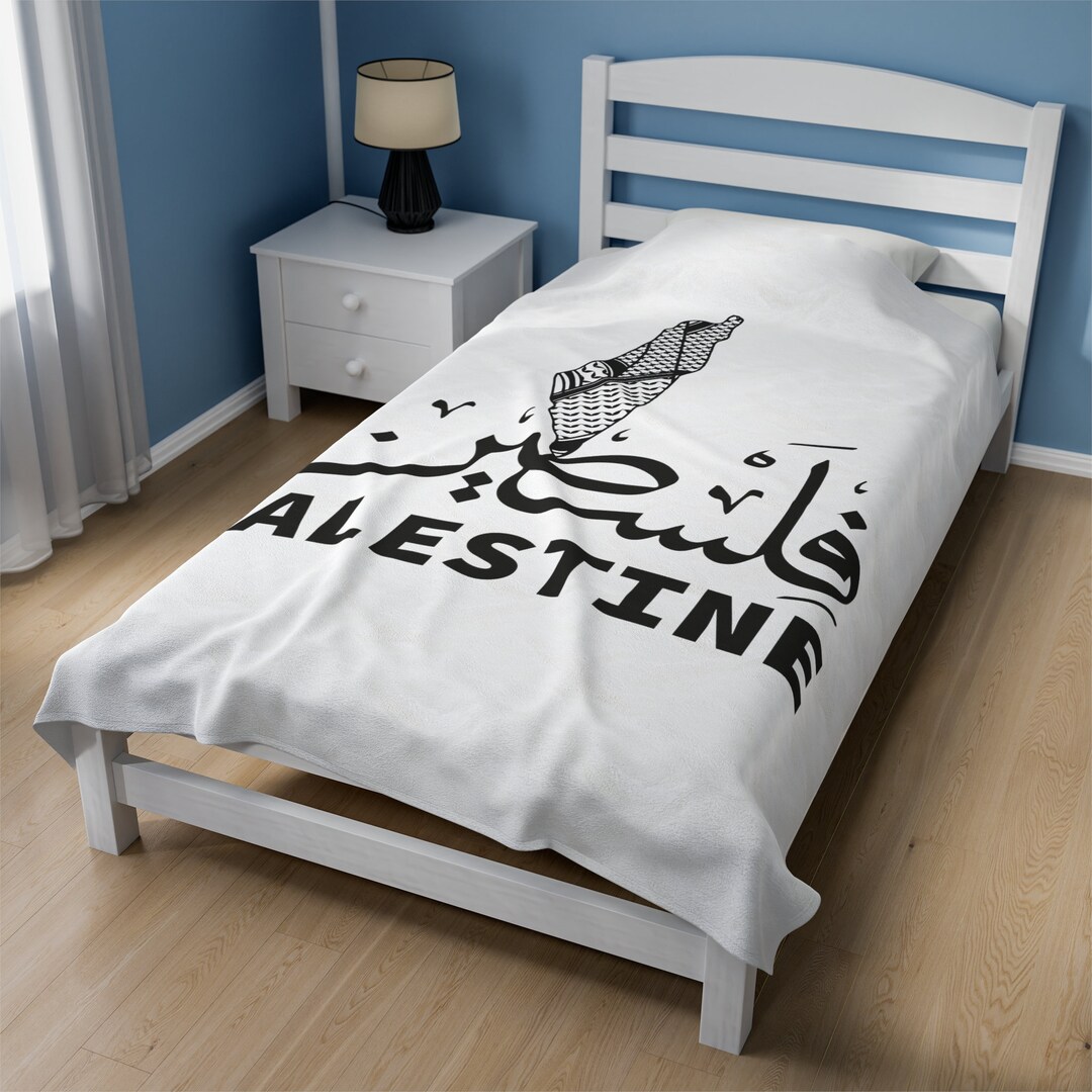 Palestine Kuffiyeh Velveteen Plush Blanket - Etsy