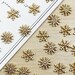 Small Snowflake Embellishments Snow Resin Inclusions Metal ...