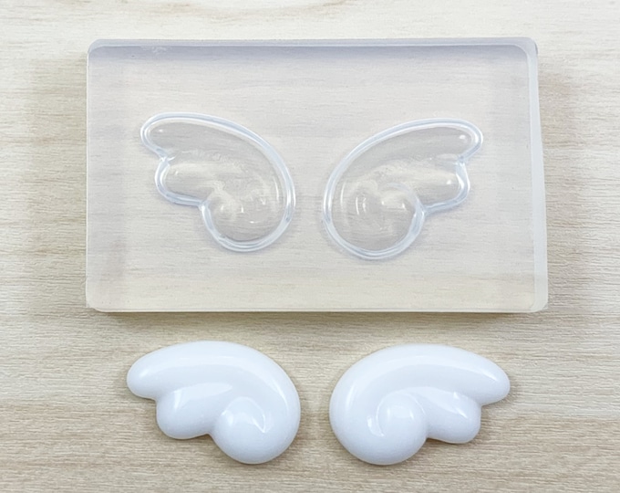 Small Angel Wing Silicone Mold | Kawaii Decoden Wings Resin Mold | UV ...