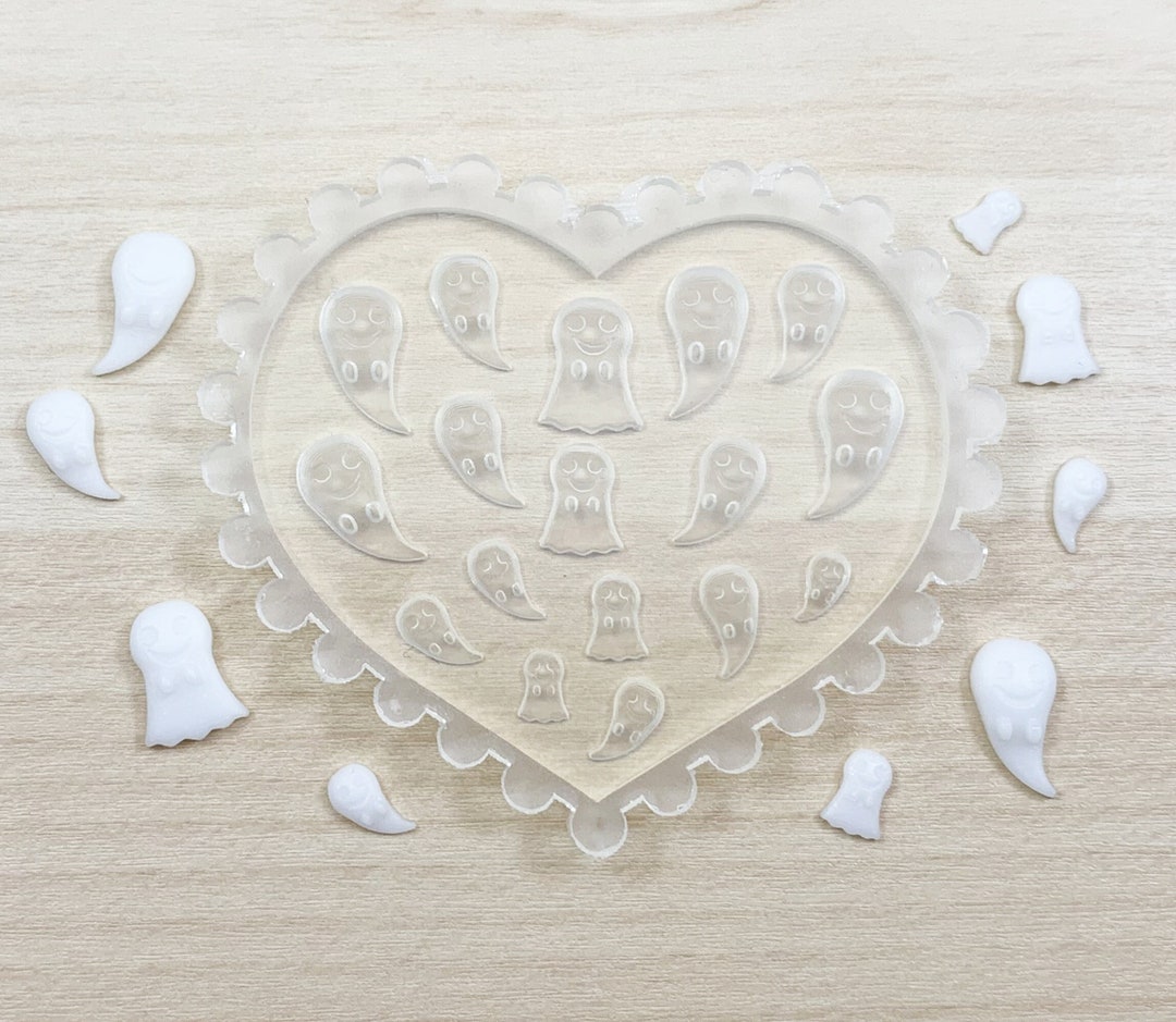 Miniature Ghost Silicone Mold | Tiny Halloween Mold | Epoxy Resin Art ...