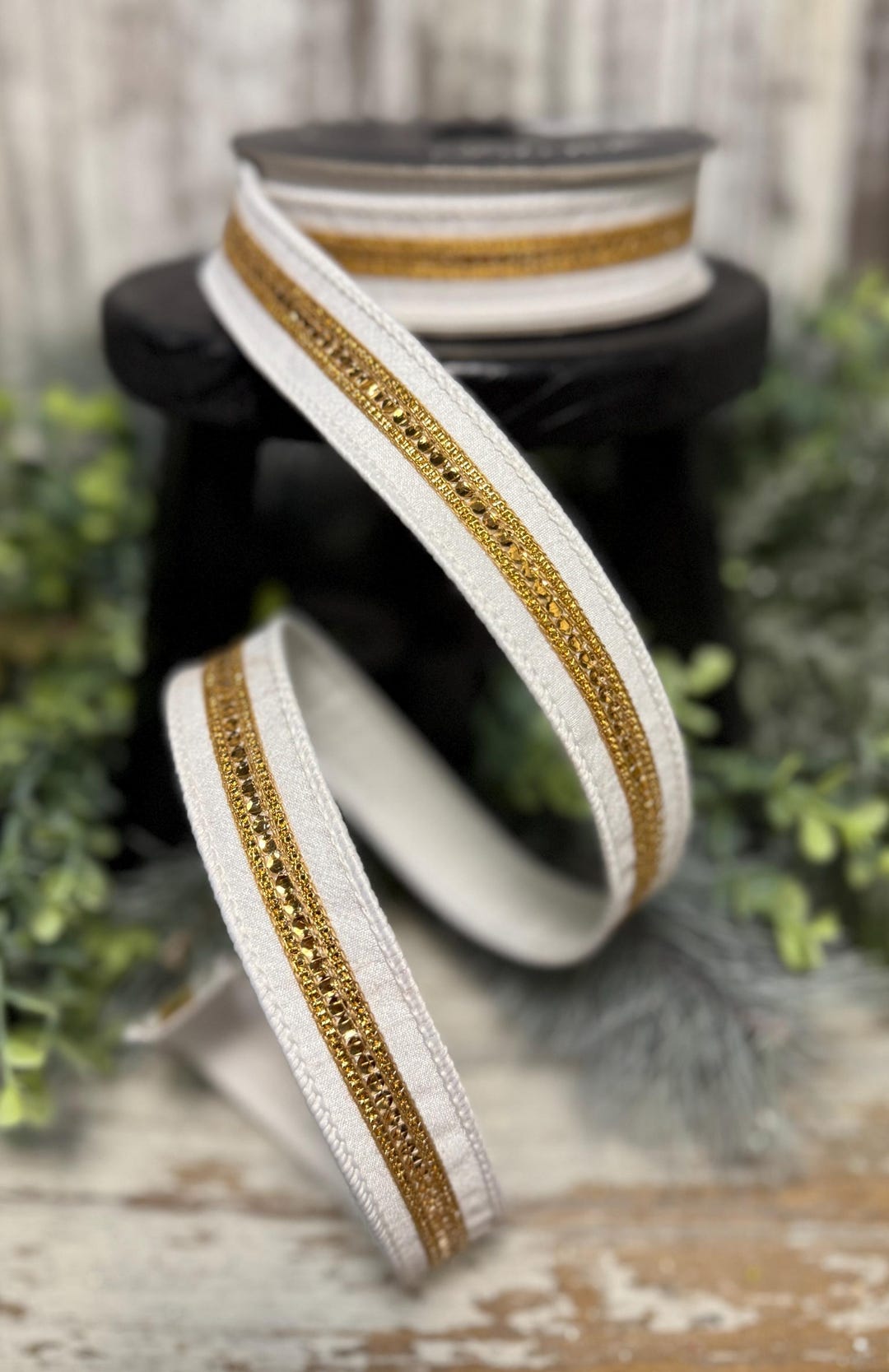 Ribbon for Wreaths, Designer Ribbon, 1" Ribbon, Farrisilk Ribbon ...