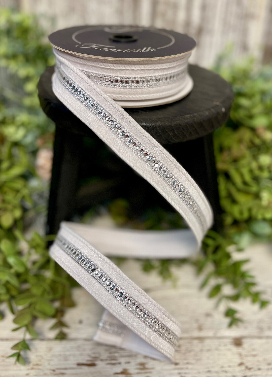 Ribbon, Ribbon for Wreaths, Designer Ribbon, 1" Ribbon, Farrisilk ...