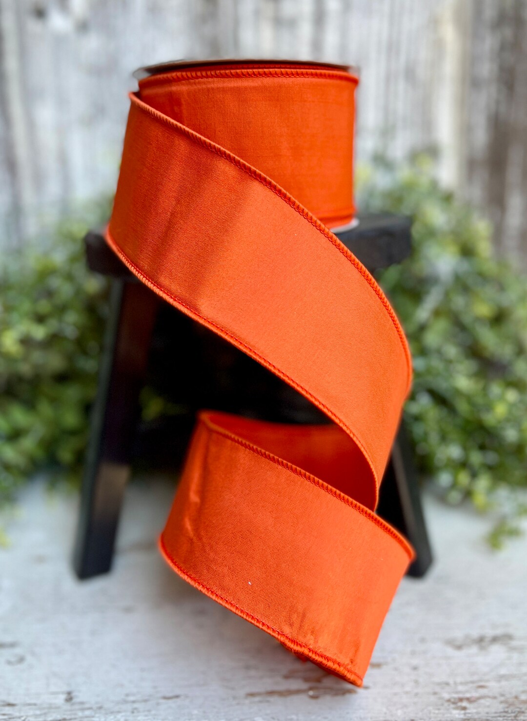 Ribbon, Ribbon for Wreaths, Designer Ribbon, 2.5 Wide, Taffeta Ribbon ...