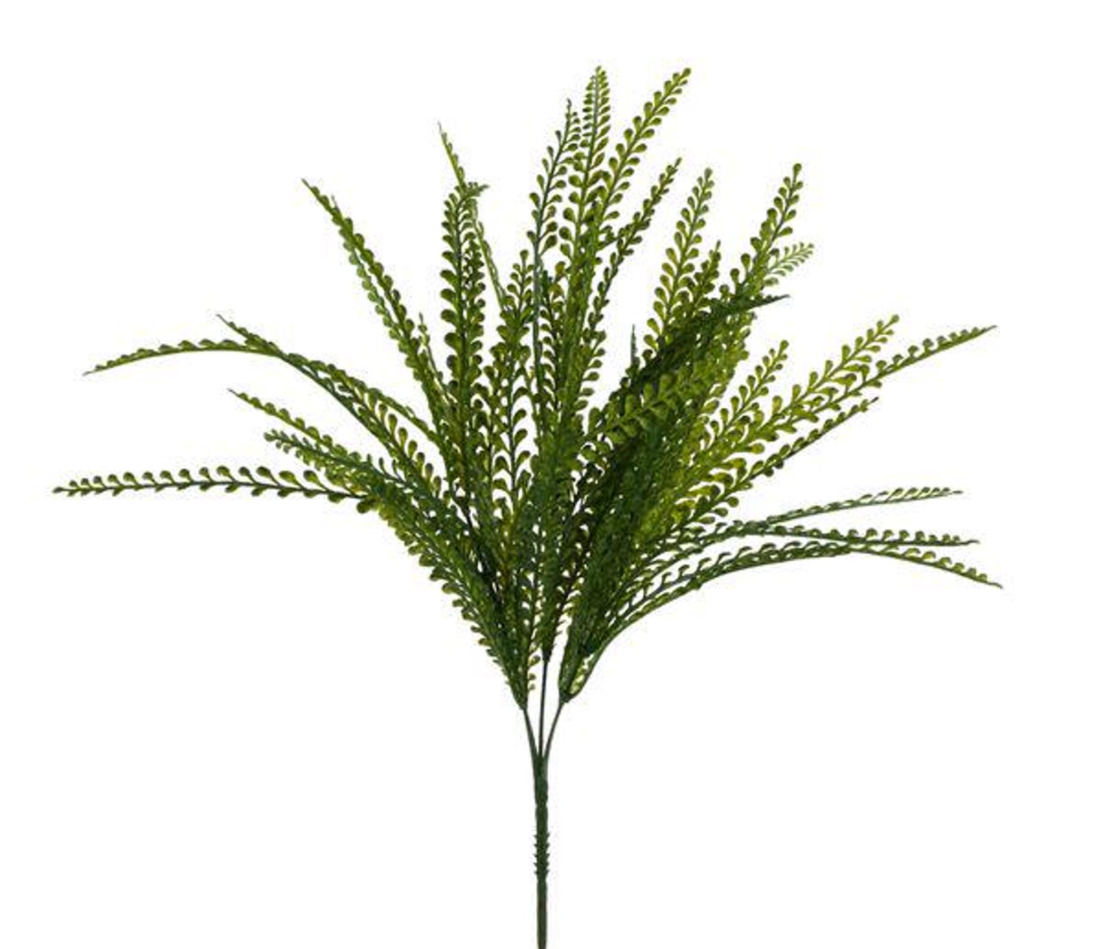 Beaded Fern Bush, Greenery Filler for Spring, Wreath Filler Floral ...