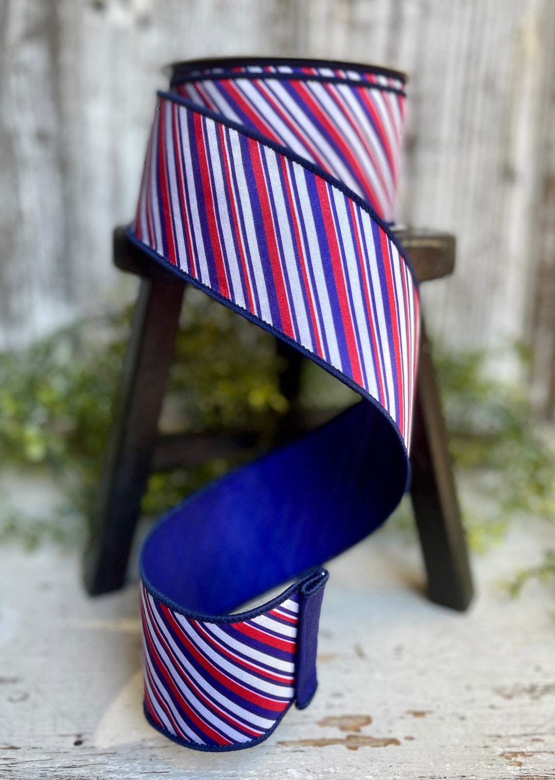 Ribbon, 10 YD ROLL, Ribbon for Wreaths, Farrisilk Ribbon, 2.5 Ribbon ...