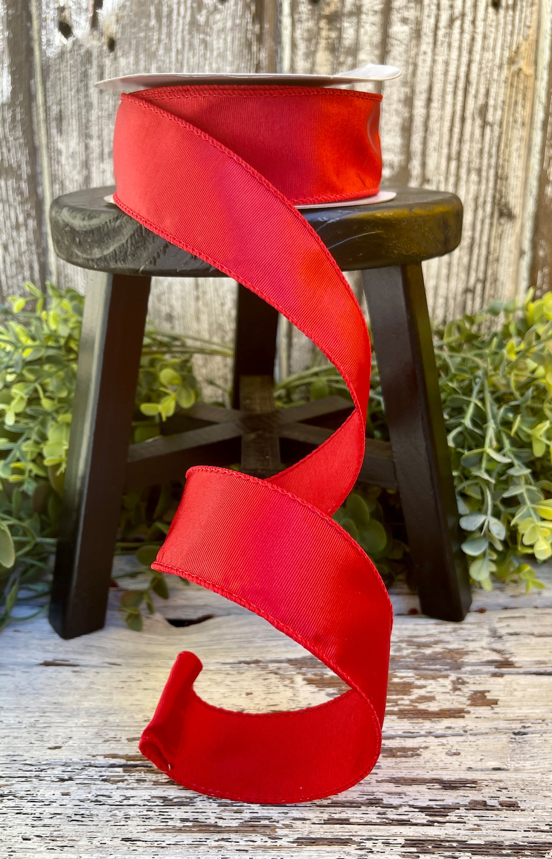 Ribbon for Wreaths, Designer Ribbon, 1-1/2 Ribbon, Spring Ribbon, Wired ...