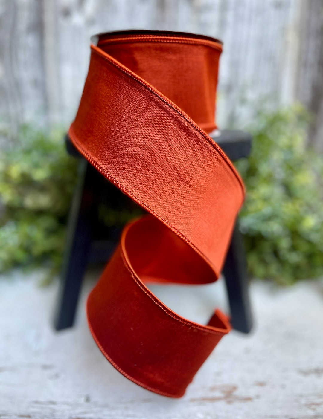 Ribbon, Ribbon for Wreaths, Designer Ribbon, 2.5" Wide, Taffeta Ribbon ...