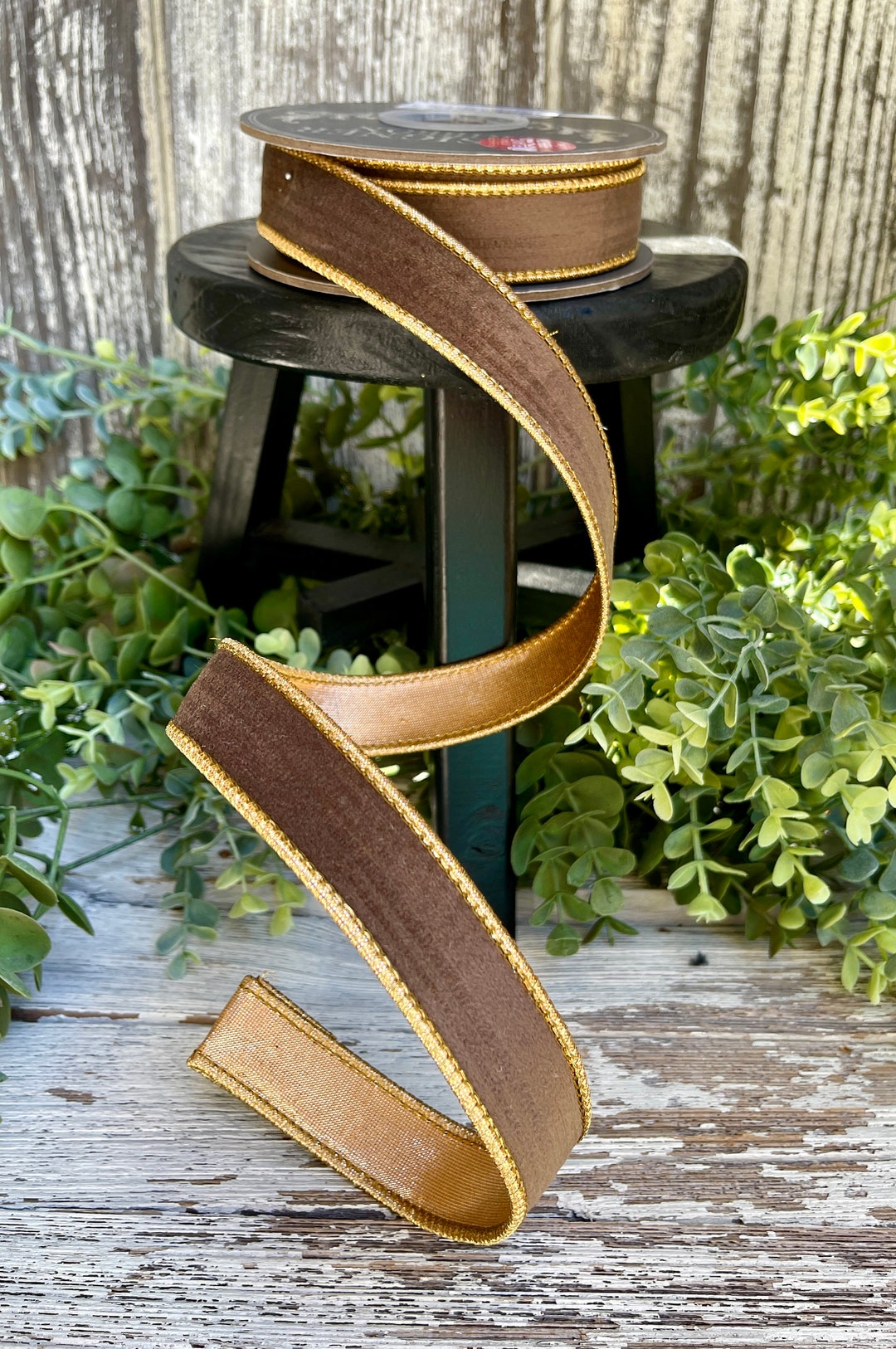 Ribbon, Narrow Ribbon, 1" Ribbon, Christmas Ribbon, Wired Ribbon ...