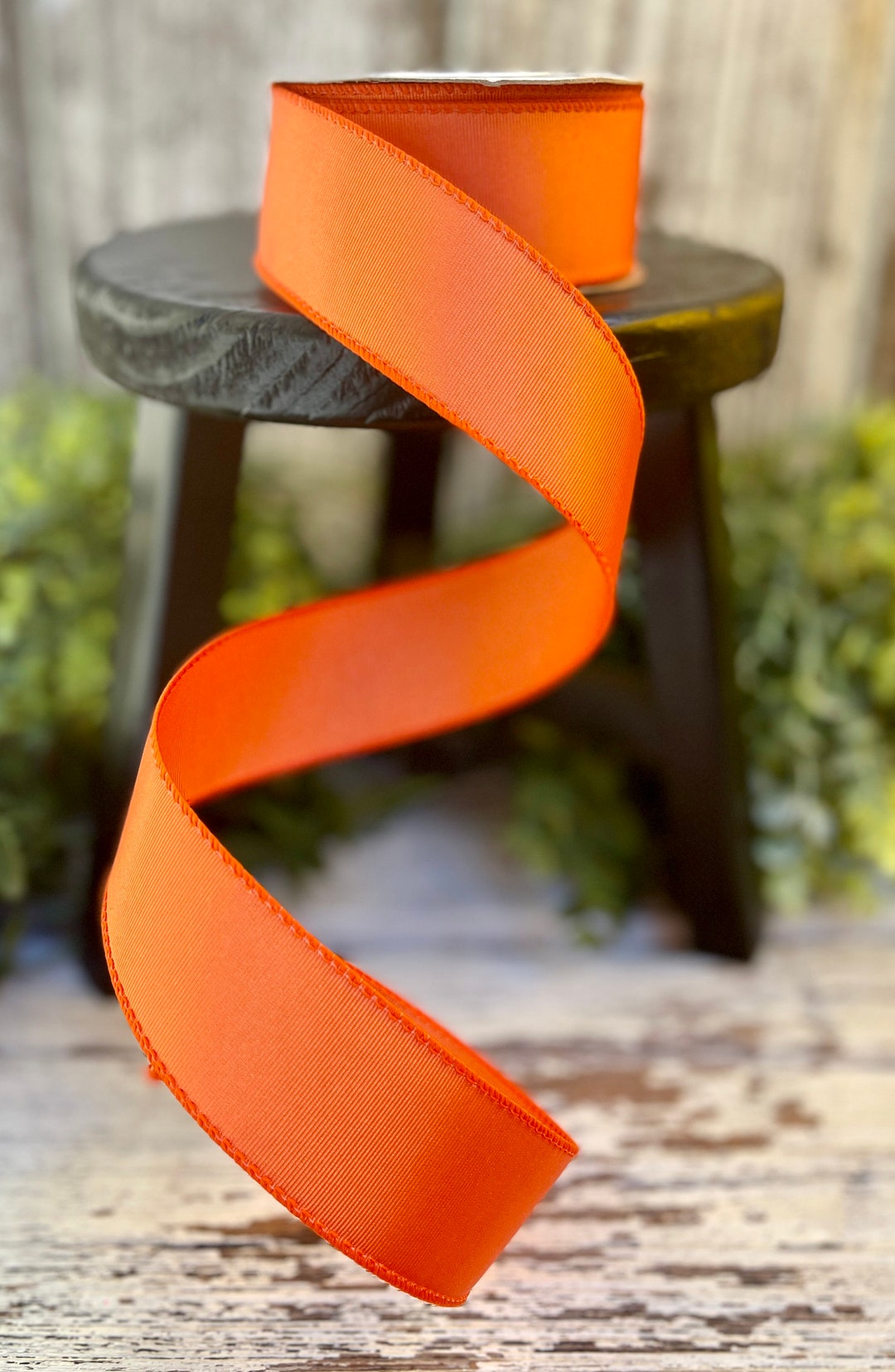 Ribbon for Wreaths, Designer Ribbon, 1-1/2 Ribbon, Spring Ribbon, Wired ...