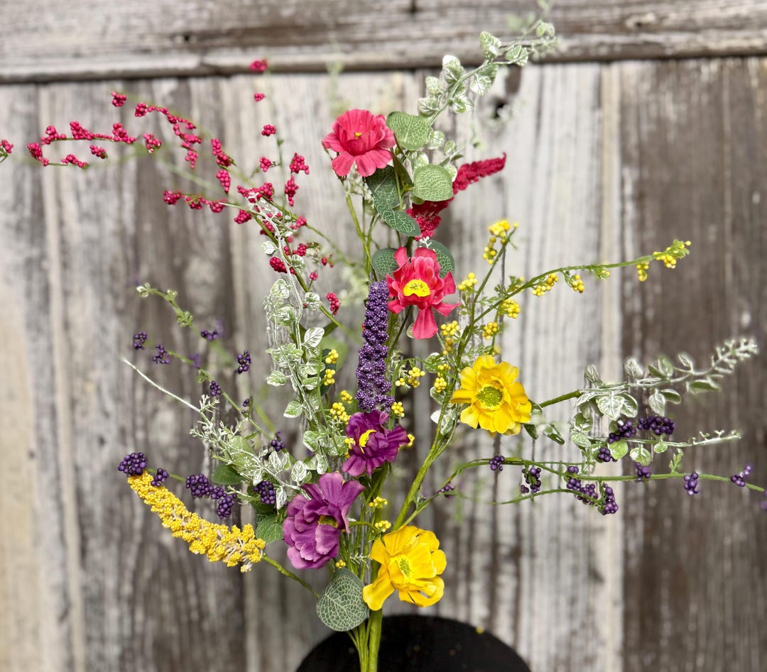 Floral Spray, Floral for Spring, Wreath Filler Floral, Spring Floral ...