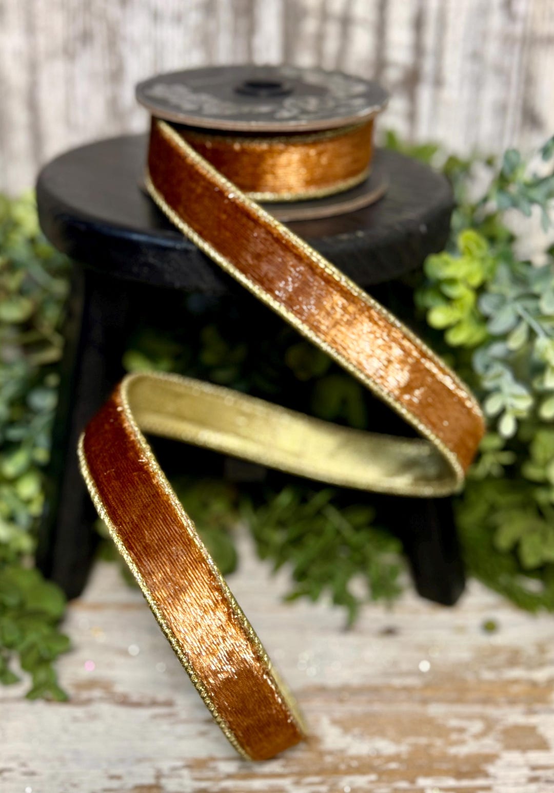 Ribbon, Narrow Ribbon, 1" Ribbon, Christmas Ribbon, Wired Ribbon ...