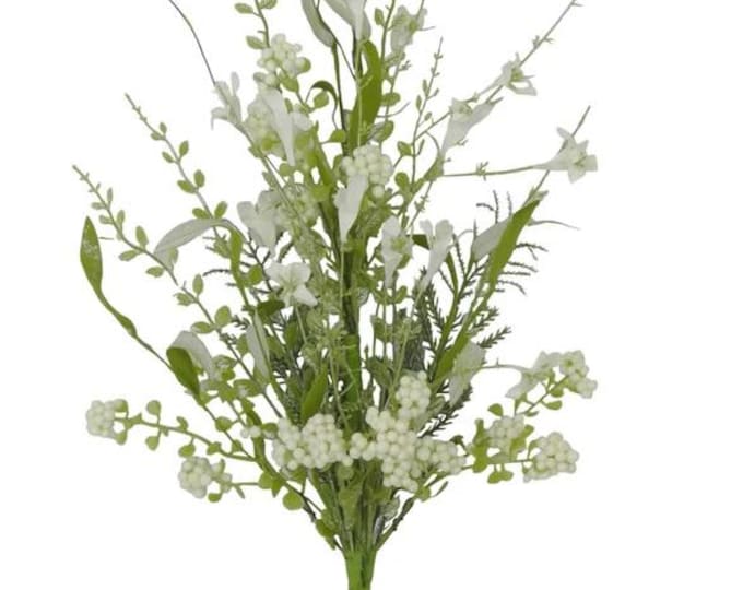 Floral Berry Spray, Greenery Filler for Spring, Wreath Filler Floral ...