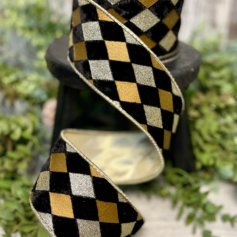 Harlequin Ribbon - Etsy