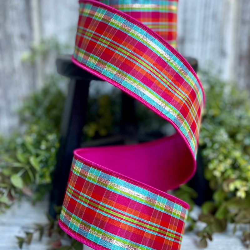 Plaid Ribbon - Etsy