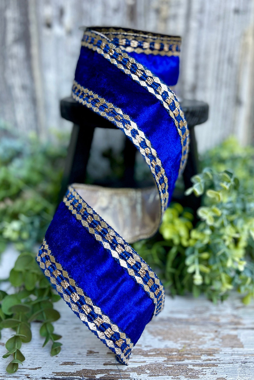 Ribbon, Ribbon for Wreaths, Designer Ribbon, 2.5" Ribbon, Christmas ...