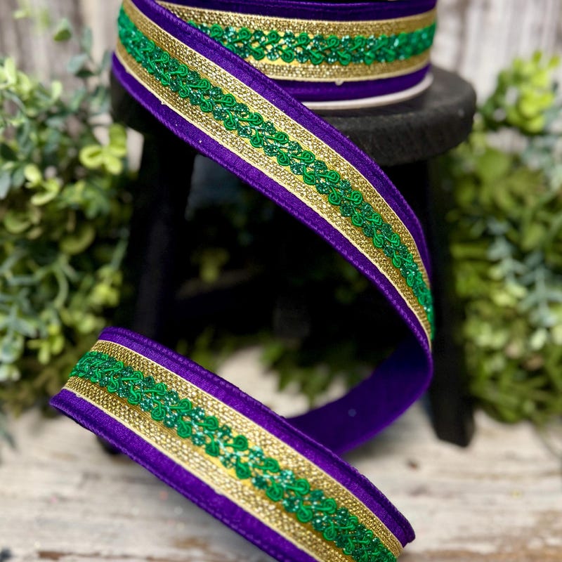 Mardi Gras Ribbon - Etsy