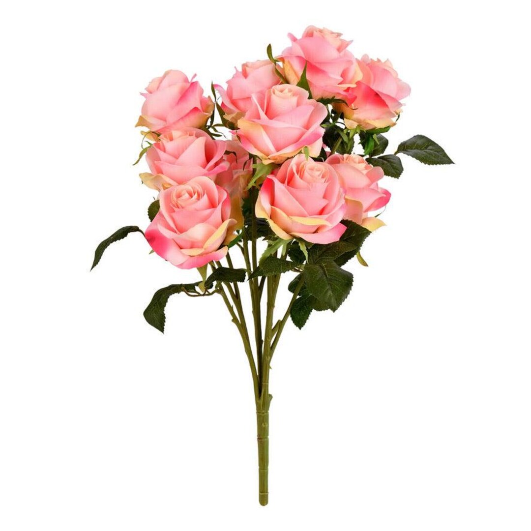 Rose Bush, Floral Spray in Pink, Spring Floral, Everyday Floral, Pink ...