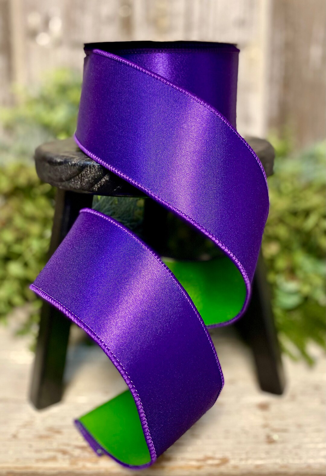 Halloween Ribbon, Designer Ribbon, 2.5" Wide, Satin Ribbon, Farrisilk ...