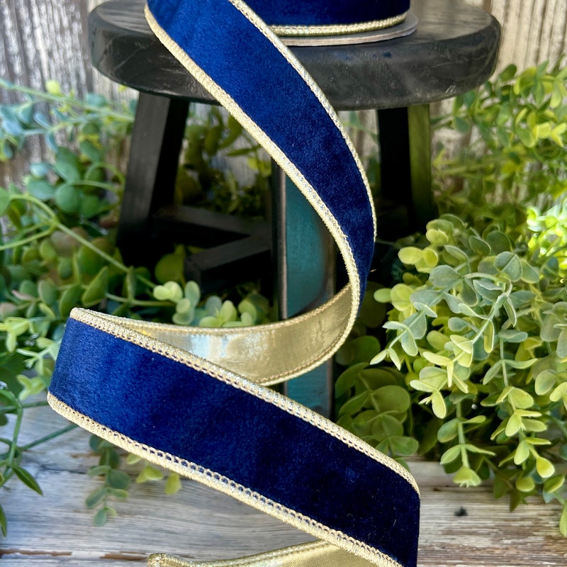 Navy Velvet - Etsy