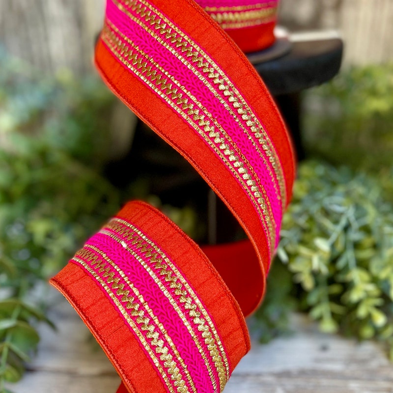 Pink Orange Decor - Etsy