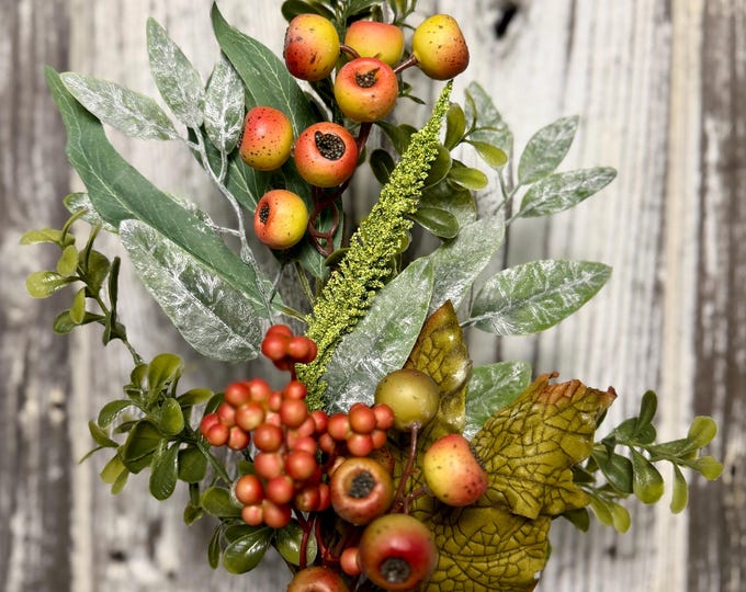 Fall Spray, Pod and Berry Spray for Fall, Wreath Floral, Fall or ...