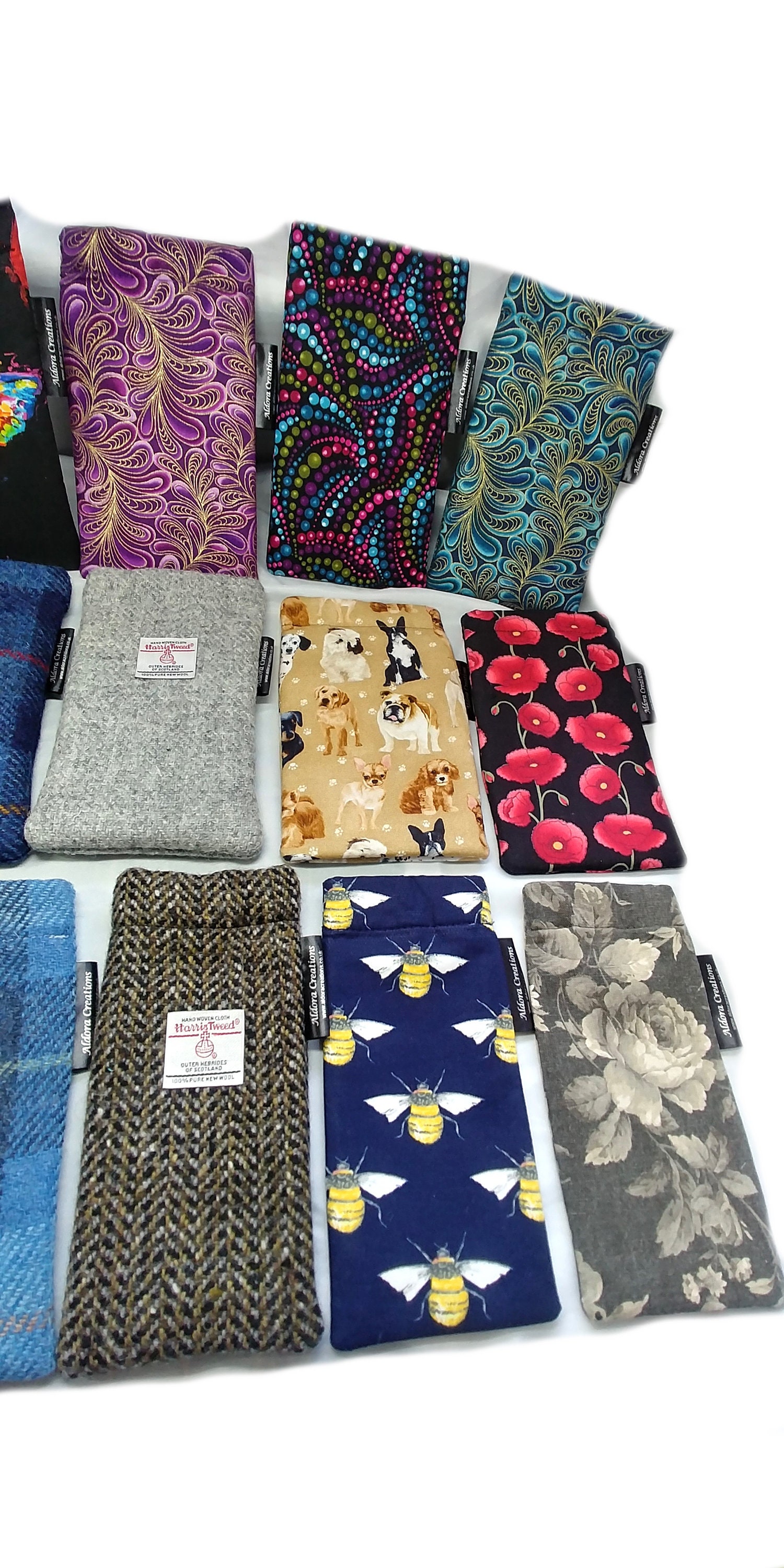 Mottled Grey Wool Glasses Case Glasses Case Sunglasses Case - Etsy