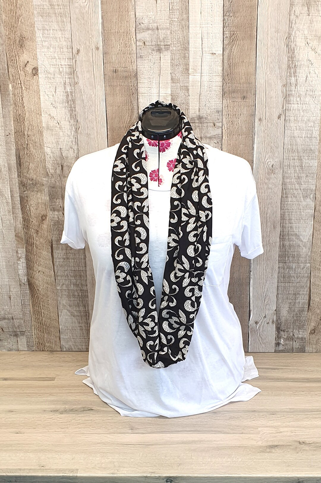 Short Infinity Scarf, Scarves for Women, Viscose Scarf, Scarf ...