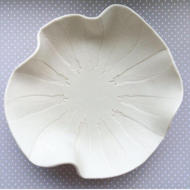 Feather Dish Ceramic | Etsy