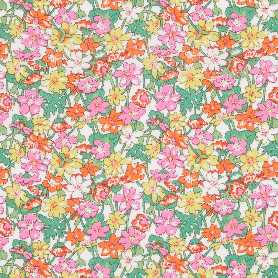 Genuine Liberty of London Tana Lawn Fabric, Isla Rose, Multicoloured ...