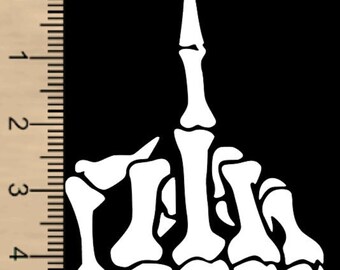 Bone Middle Finger - Etsy
