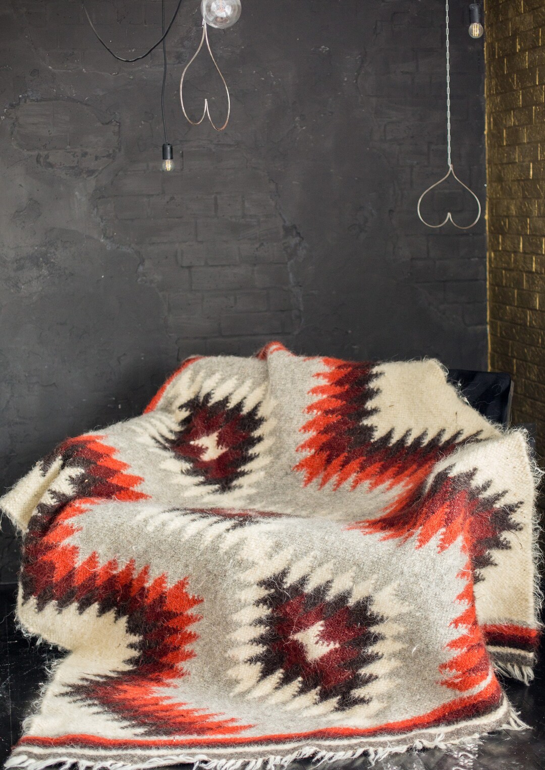 Organic Wool Blanket - 100% Sheep Wool. Sofa Cover. All Sizes. - Etsy