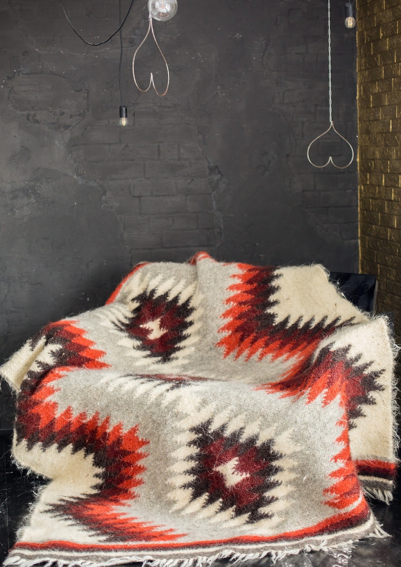 Organic Wool Blanket - 100% Sheep Wool. Sofa Cover. All Sizes. - Etsy