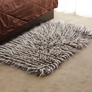 Shaggy Wool Rug, Fluffy Rug, Accent Rug, Hand Woven Rug, Fuzzy Rug ...