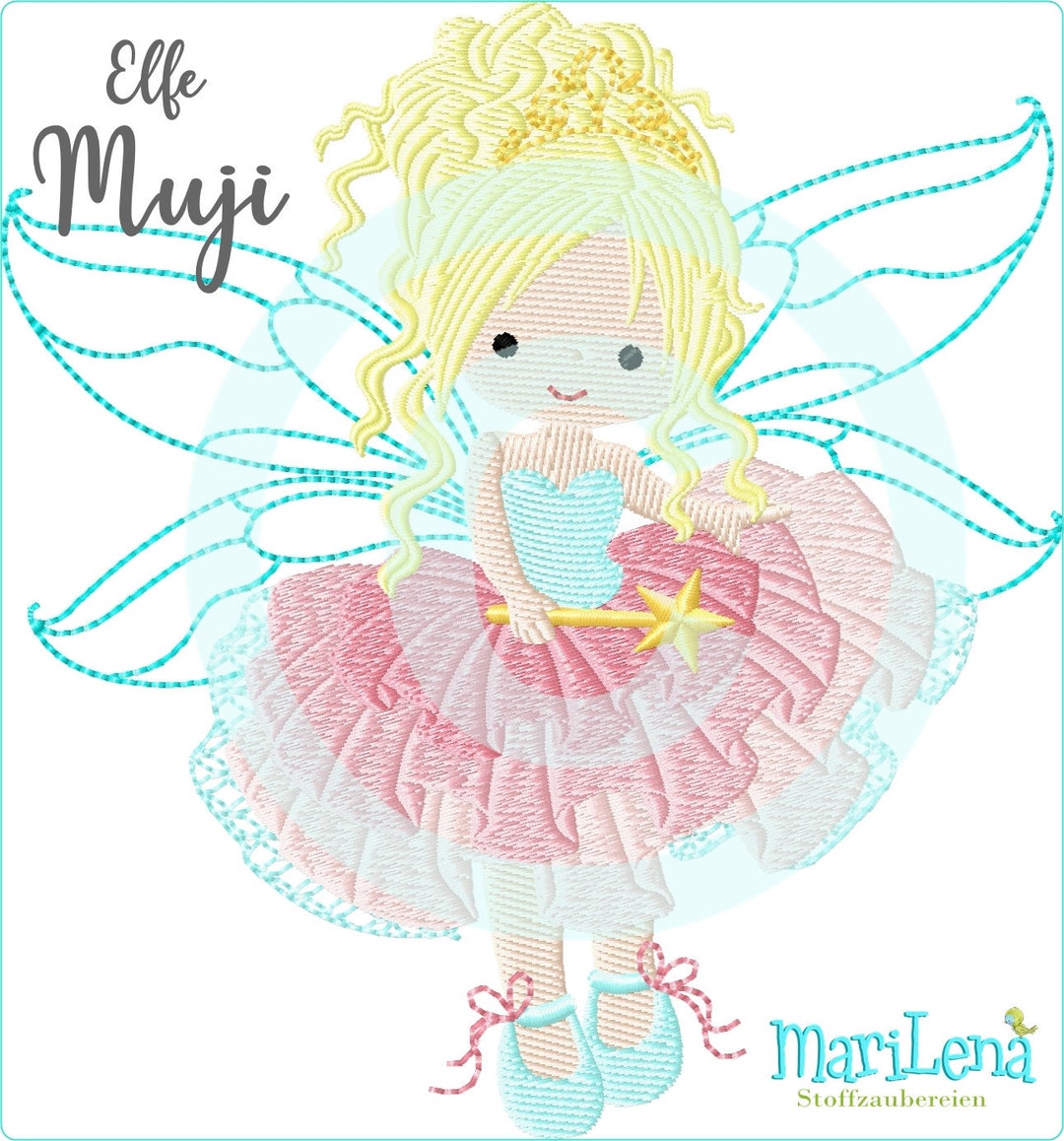 Embroidery File Elf Muji Fill 13x18 Embroidery Pattern Tooth Fairy ...