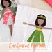 Enchanted Paper Dolls Quilt Pattern Book A Mix and Match - Etsy