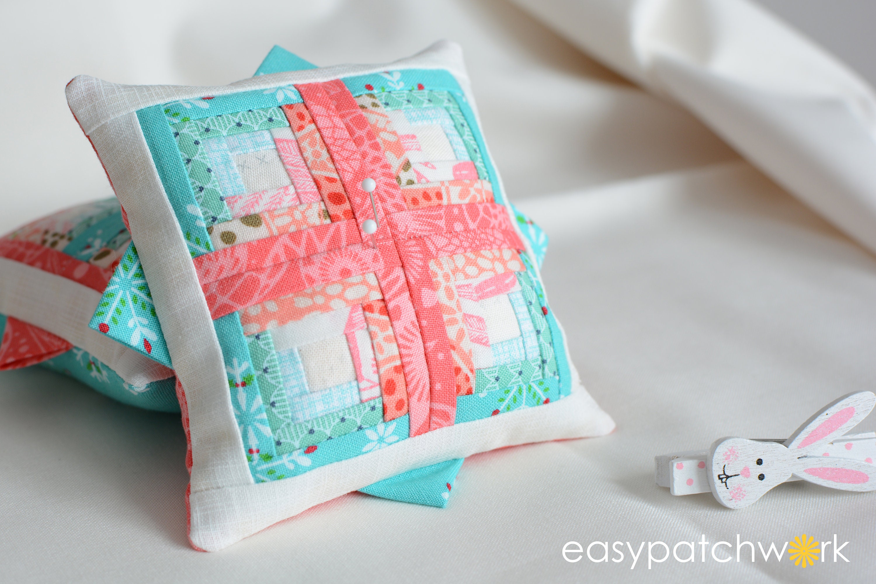 Prairie House Pinnie (pin Cushion Pattern With Foundation Paper Piecing ...