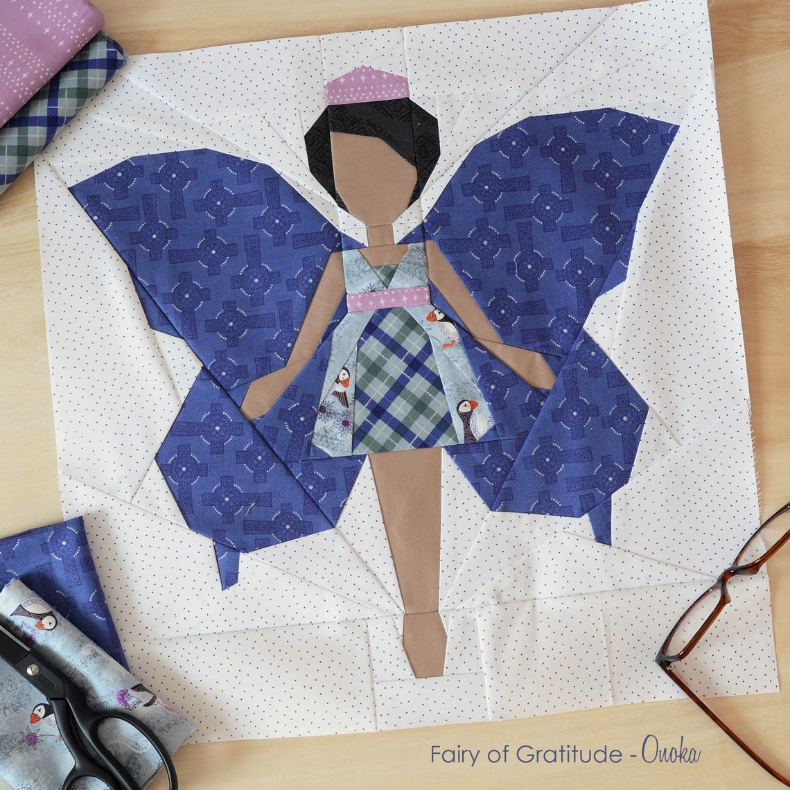 16 Fairy of Gratitude Onoka Foundation Paper Pieced | Etsy
