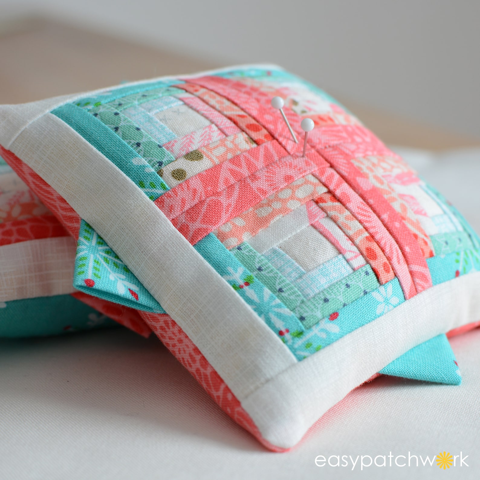 Prairie House Pinnie (pin Cushion Pattern With Foundation Paper Piecing ...