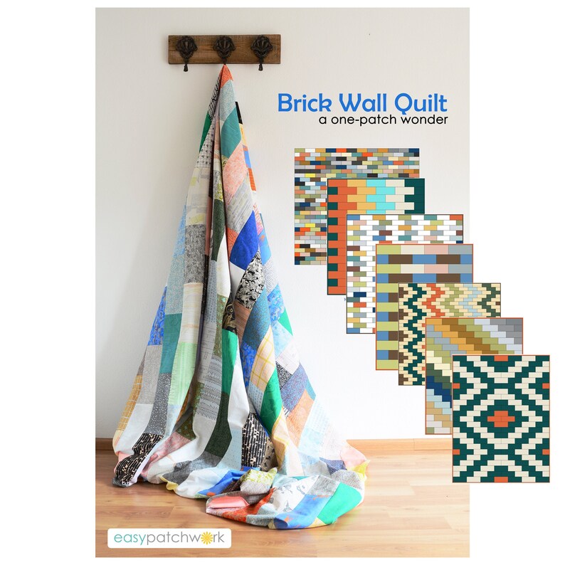 Subway Tiles PDF Quilt Pattern - a One-patch Wonder From Easypatchwork ...