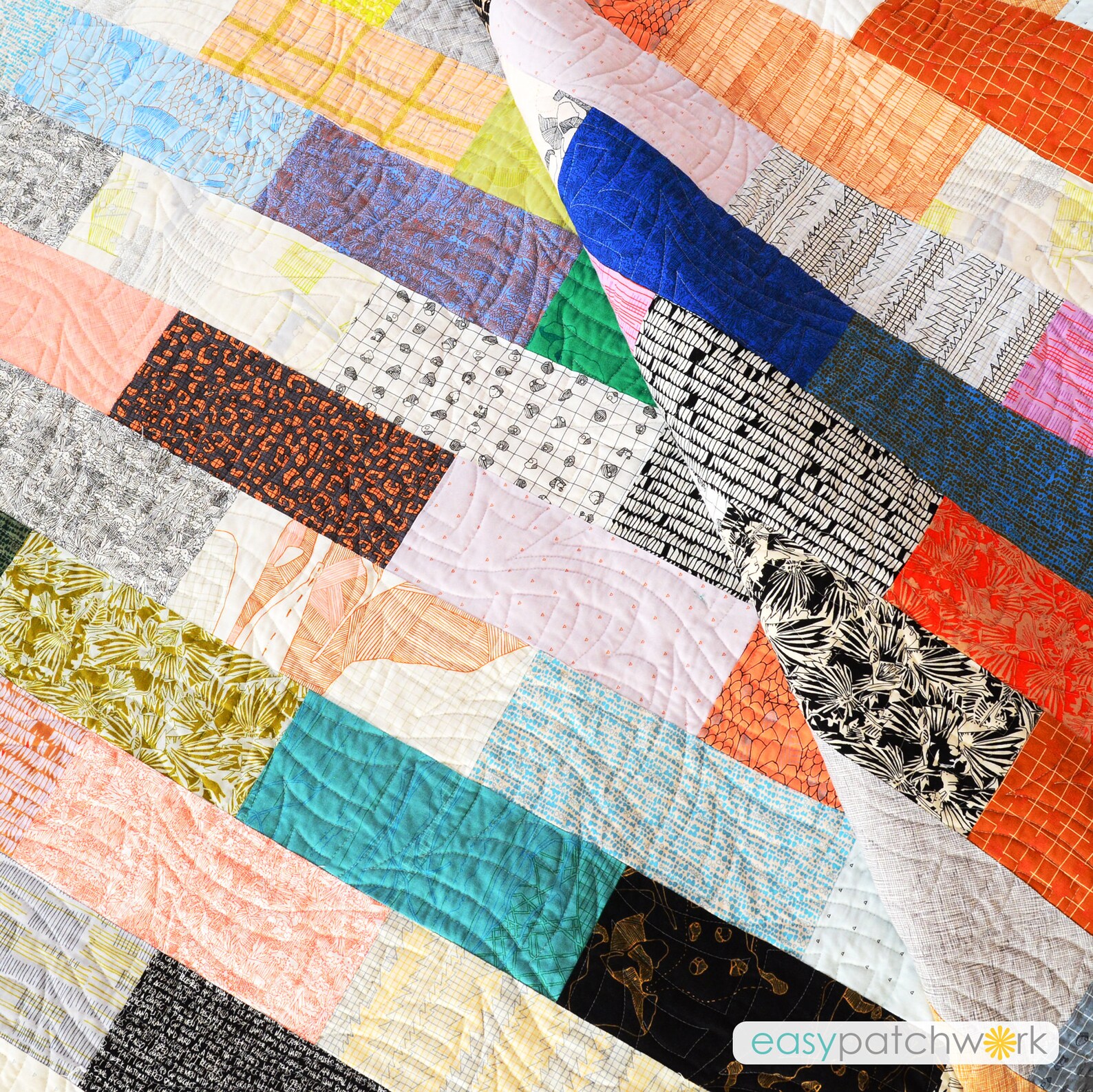 Subway Tiles PDF Quilt Pattern - a One-patch Wonder From Easypatchwork ...
