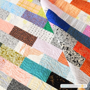 Subway Tiles PDF Quilt Pattern - a One-patch Wonder From Easypatchwork ...