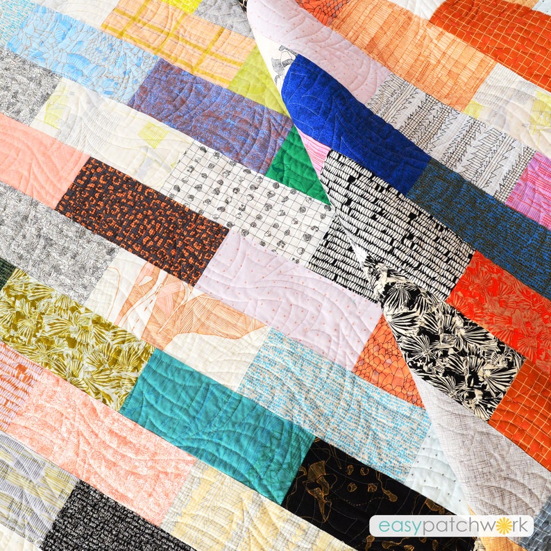 Subway Tiles PDF Quilt Pattern - a One-patch Wonder From Easypatchwork ...